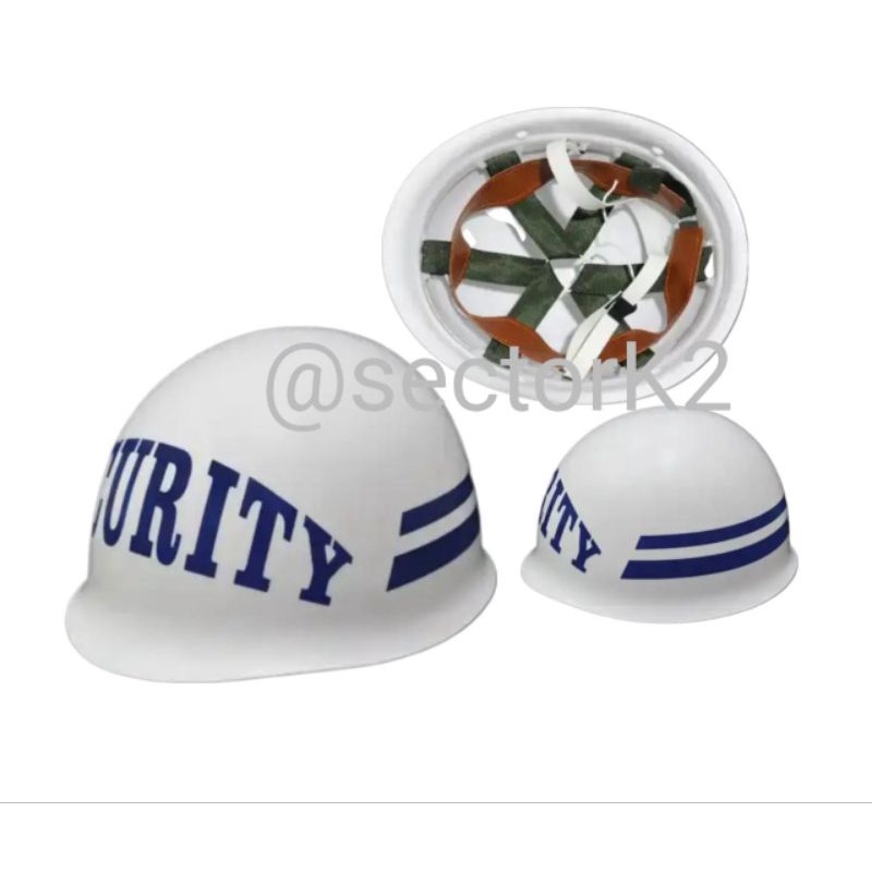 Jual [Bayar Di Tempat] Helm Dinas Security Putih Standar TNI Polri ...