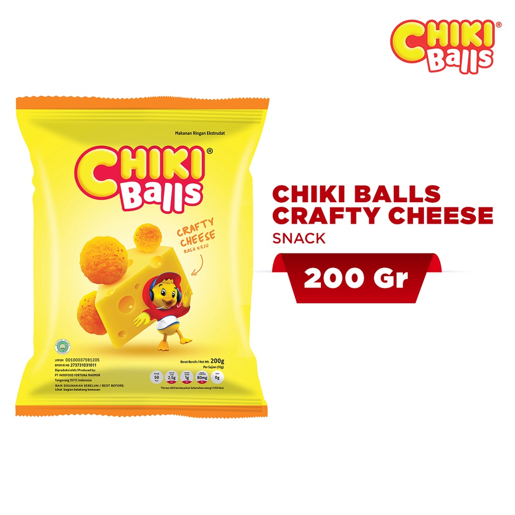 Jual Chiki Balls Makanan Ringan Crafty Cheese 200 G Shopee Indonesia