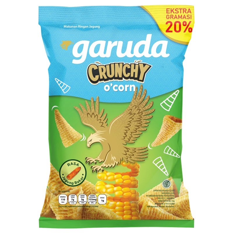 Jual garuda Crunchy O'corn Roasted Jagung Bakar 84 g | Shopee Indonesia