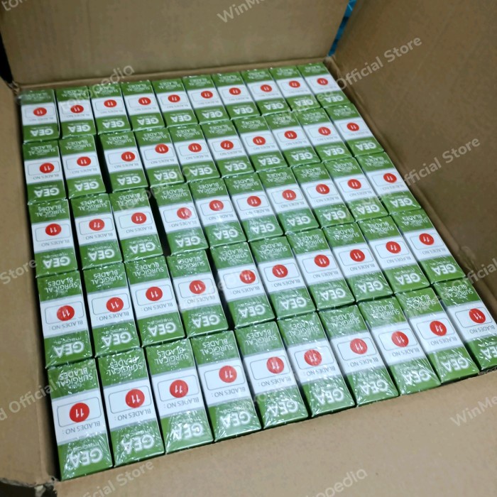 Jual Bisturi No 10 11 15 18 20 21 22 23 24 Pisau Bedah Surgical Blade ...