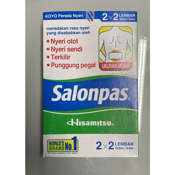 Jual Salonpas Besar - box ( isi 10 sachets) | Shopee Indonesia