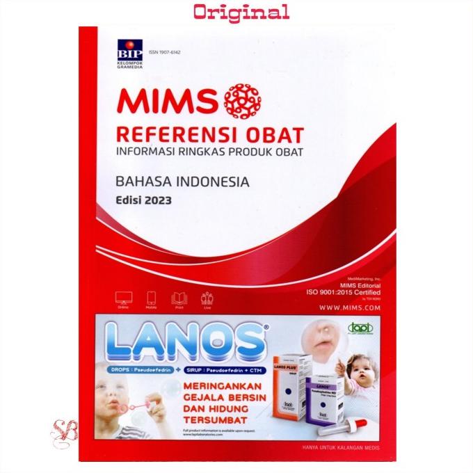 Jual Buku Mims Referensi Obat Edisi Bahasa Indonesia Tahun 2023 2024 ...