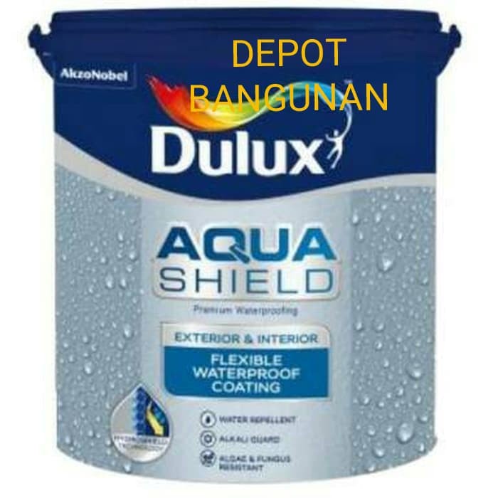 Jual JUAL CAT TEMBOK DULUX AQUASHIELD WATERPROOFING EXTERIOR READY MIX ...