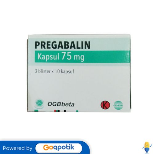 Jual PREGABALIN OGB BETA 75 MG BOX 30 KAPSUL | Shopee Indonesia