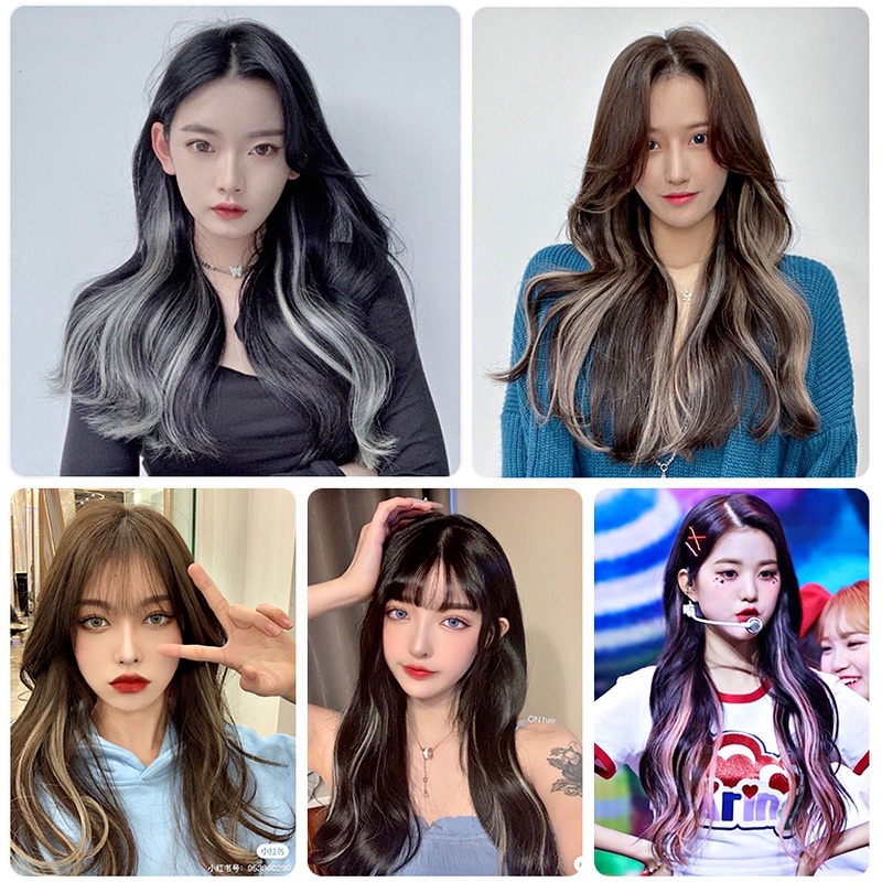 Jual Hairclip Satu Warna Hair Clip Korea Rambut Extension Korea Hair ...