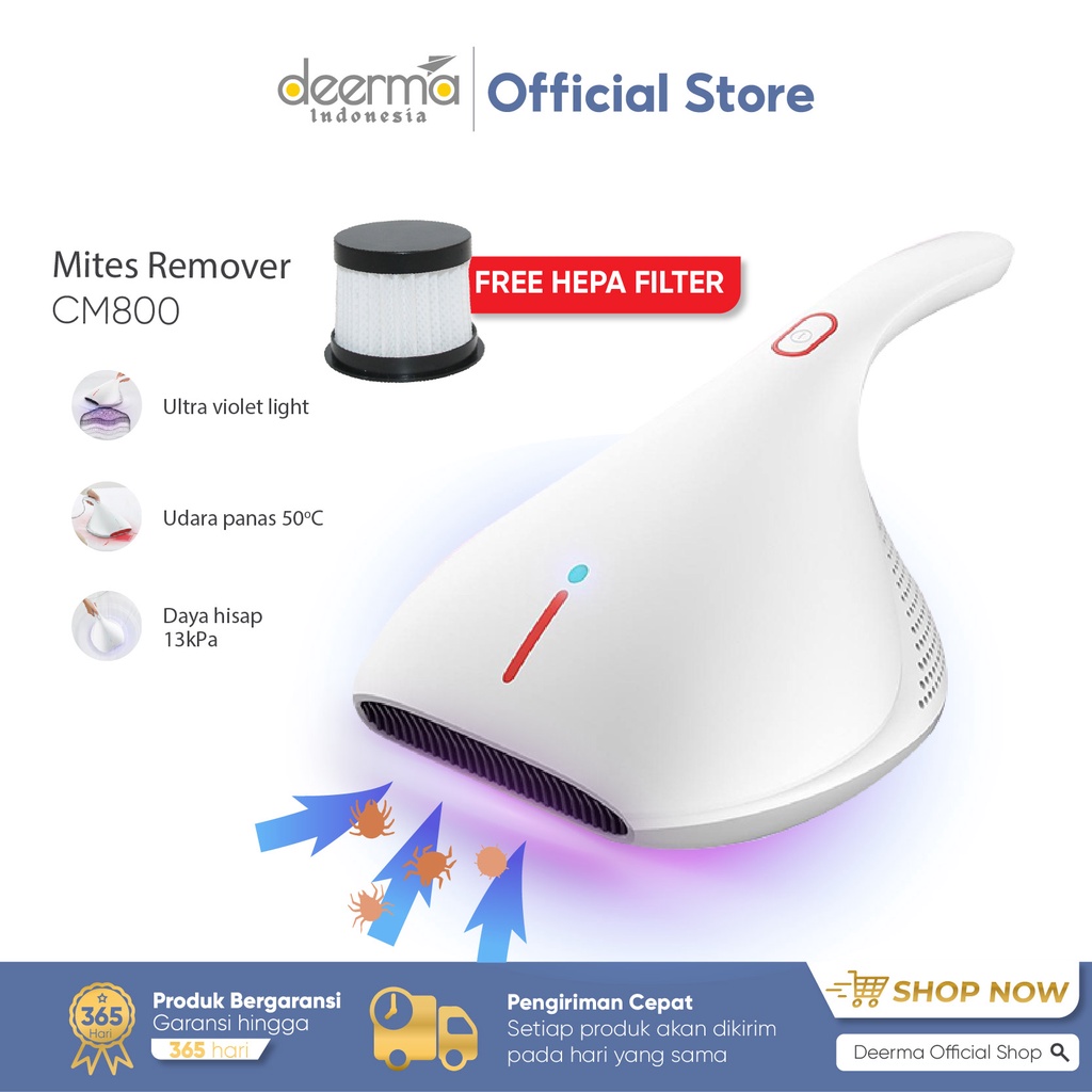 Jual Deerma CM800 Electric Anti-dust Mites Remover Instrument vacum ...
