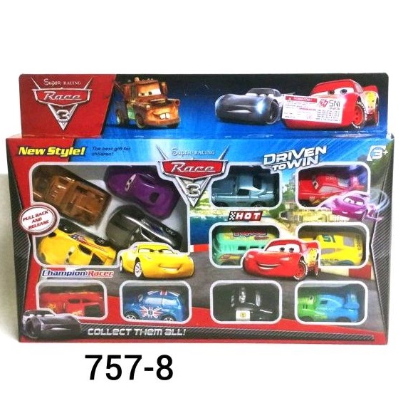 Jual Mainan Mobil Cars McQueen 12pc | Shopee Indonesia