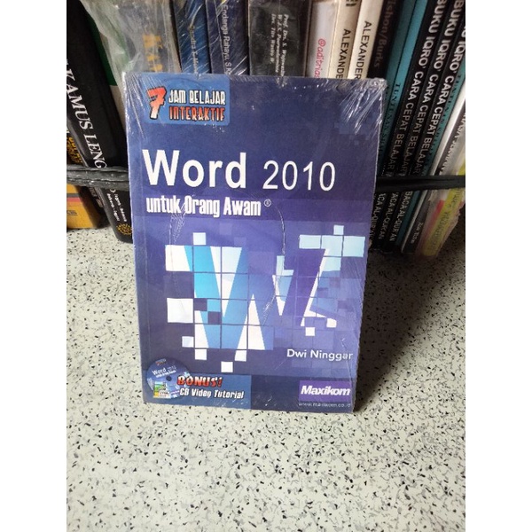 Jual Buku Komputer, 7 Jam Belajar Interaktif WORD 2010 untuk Orang Awam ...