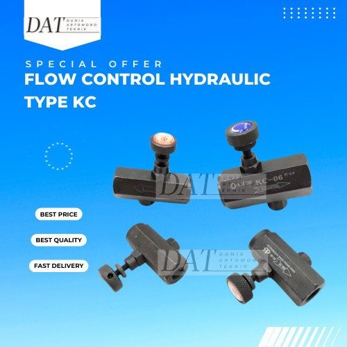 Jual 3/8" Hydraulic Flow Control Valve / Throttle Valve 3/8 Inch Type ...