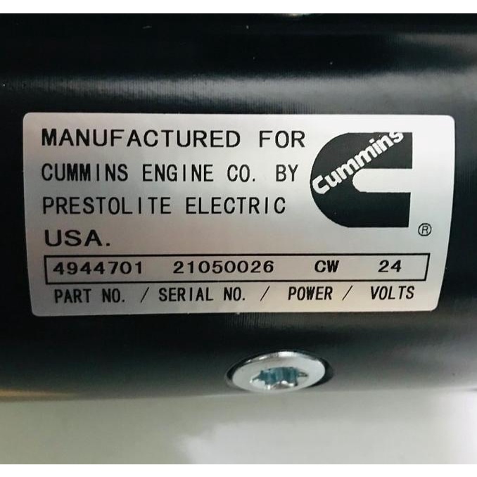 Jual Dinamo Starter Motor 4Bt Cummins Pn 4944701 | Shopee Indonesia