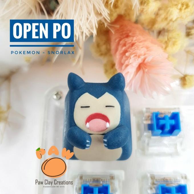 Jual artisan keycaps + keycap snorlax pokemon + mechanical keyboard ...