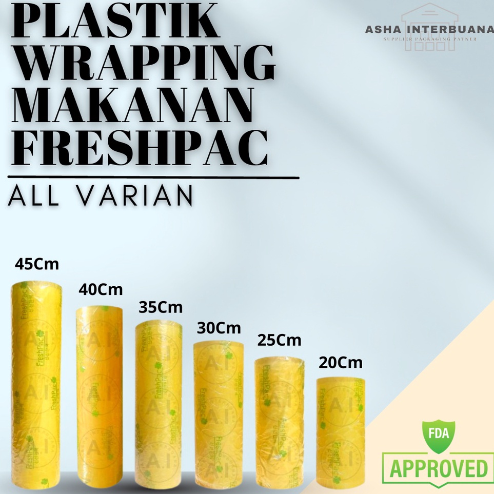 Jual _ GROSIR Freshpac Plastik Wrapping Makanan Plastik Pembungkus ...