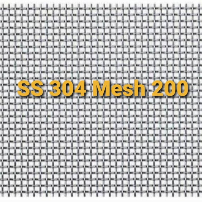 Jual Wiremesh Stainless Steel SUS 304 Mesh 200 50cm x 50cm | Shopee ...