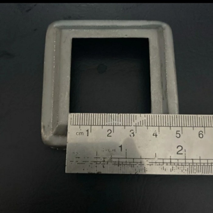 Jual Tapak Besi Holo Ring kotak Besi aksesoris besi 3x3 35x35 4x4 4x6 ...