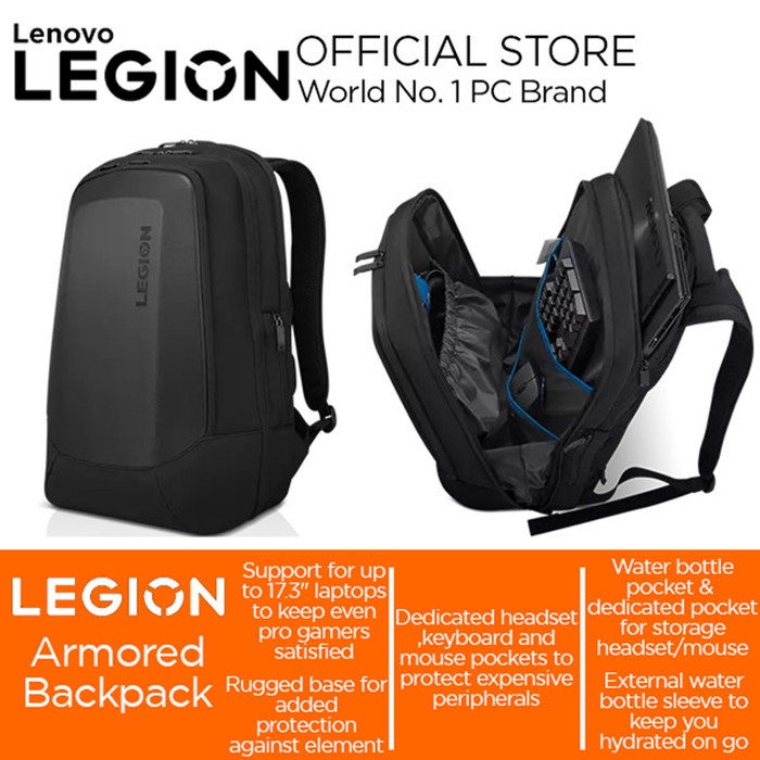 Jual Terlaris Lenovo Legion Armored Gaming Backpack Ori | Shopee Indonesia
