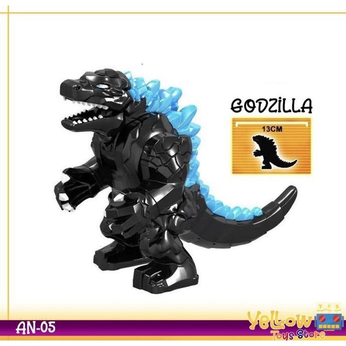 Jual BLACK GODZILLA MONSTER LEGO BRICK MINIFIGURE -AN05 | Shopee Indonesia