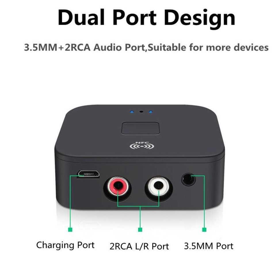 Jual Viral Vikefon Music Nfc Bluetooth Receiver 5.0 - Bls-B11 - Black ...