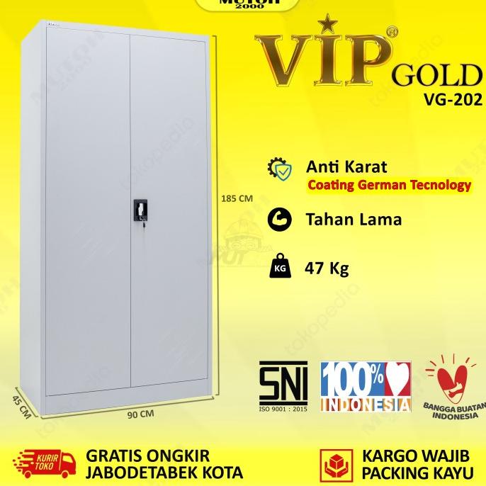 Jual Best Sales Vip Gold Vg-202 Lemari Arsip Besi Pintu Swing Tarik ...