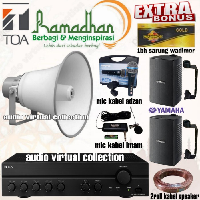 Jual Paket Sound System TOA Masjid / Musholla ( Super Best III ...