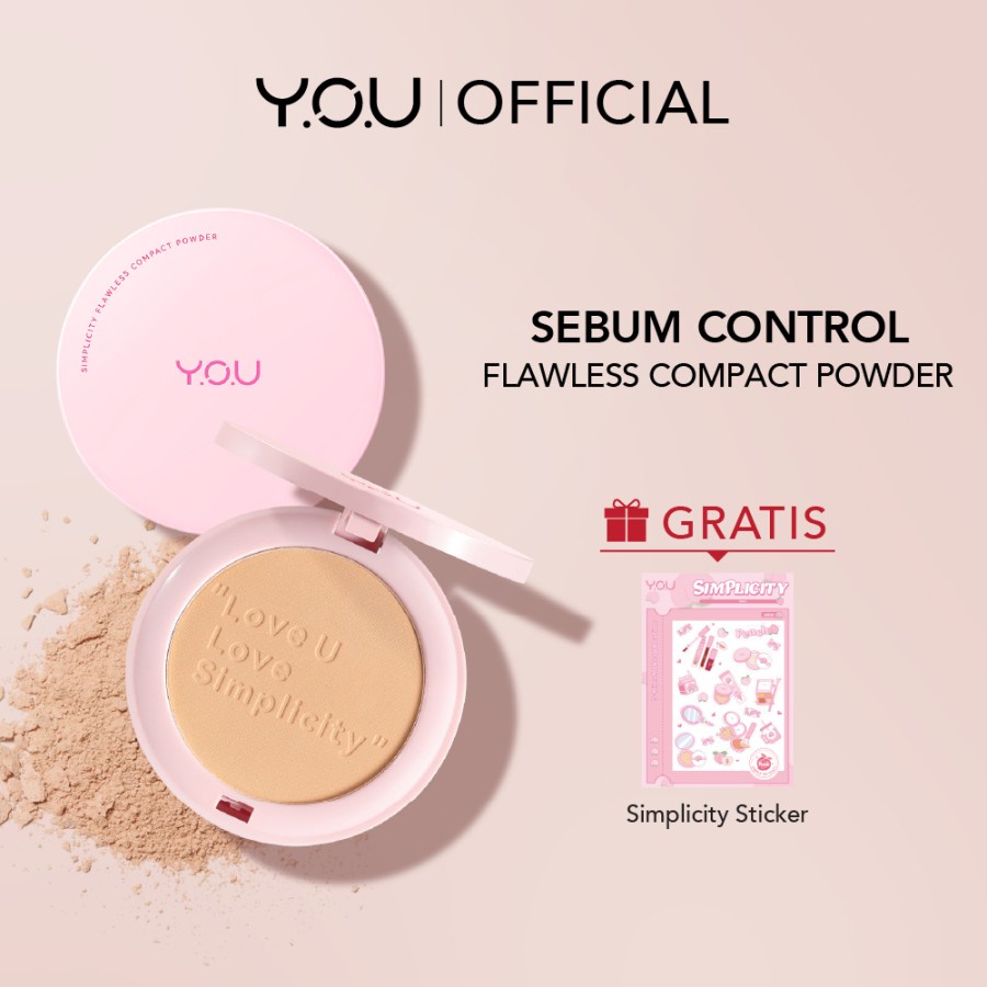 Jual You The Simplicity Flawless Skin Compact Powder | Shopee Indonesia
