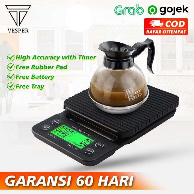Jual Terbaru Drip Scale / Timbangan Kopi Digital / Coffee Drip Scale ...
