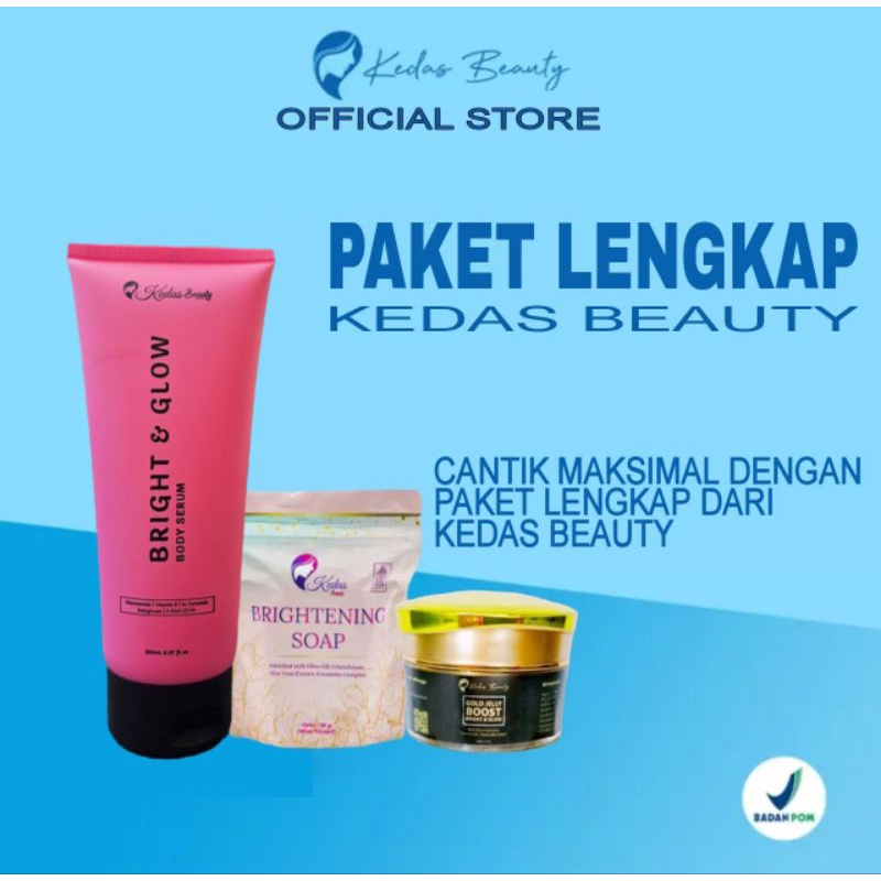 Jual PAKET LENGKAP SABUN KEDAS BEAUTY BEUTY ORIGINAL BPOM ASLI ORI ...