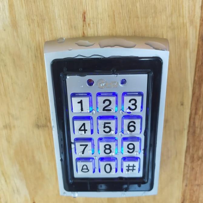 Jual 125 Khz RFID ENTRY EXIT METAL DOOR LOCK ACCESS CONTROL KEYPAD ANTI ...