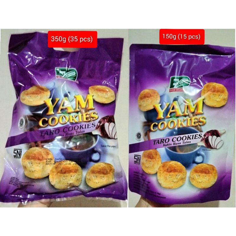 Jual Yam Cookies / Taro Cookies / Kukis Biscuit Rasa Talas / Biskuit ...