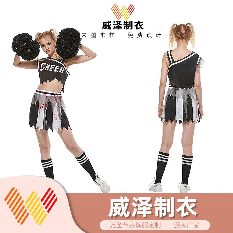 Jual European and American Halloween Dark Thriller Cheerleading ...