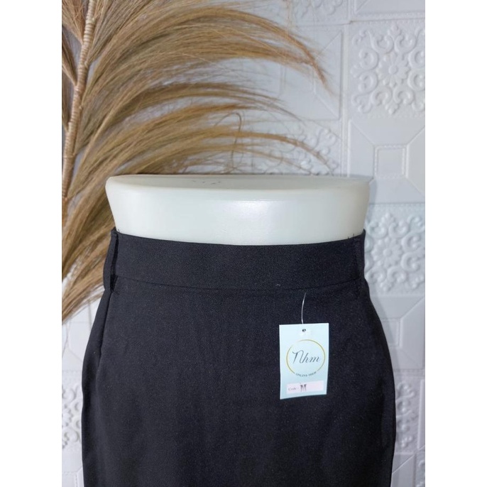 Jual Rok Panjang Span Jumbo, Rok Kerja Hitam, Rok Kerja Panjang - S ...