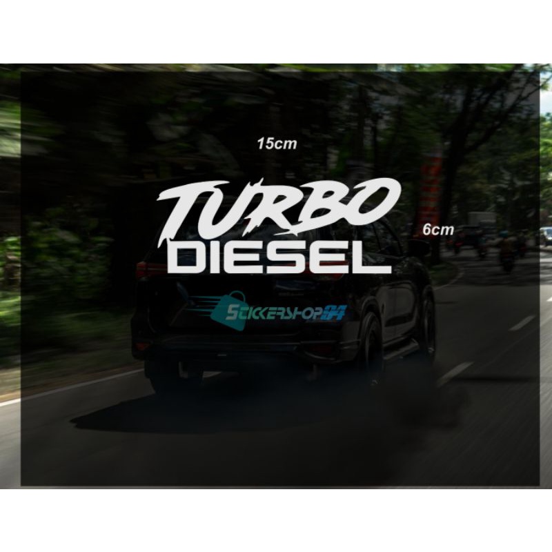 Jual stiker mobil cutting turbo diesel | Shopee Indonesia