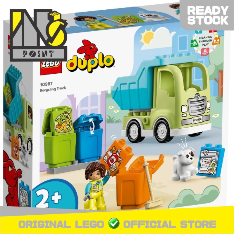 Jual LEGO 10987 - Duplo - Recycling Truck | Shopee Indonesia
