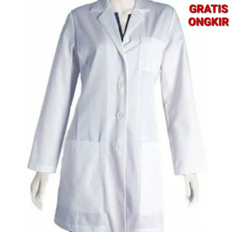 Jual gcu33 JAS LABORATORIUM TANGAN PANJANG COTTON OXFORD / JAS PRAKTEK ...