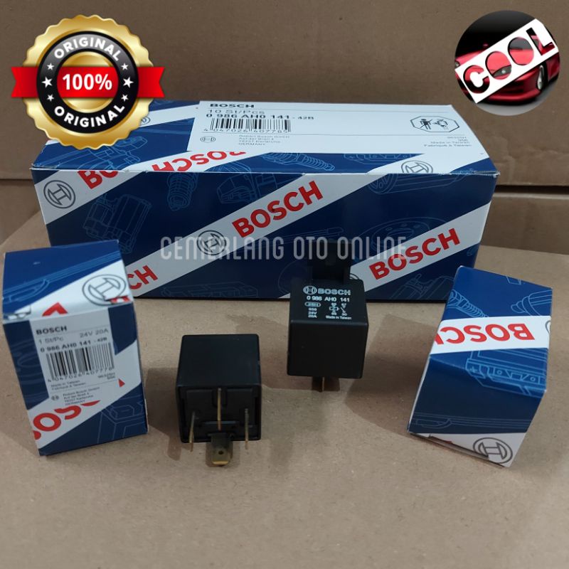 Jual Relay 24V 20A Pin 4 / 4 kaki Merk BOSCH / Relay Mobil | Shopee ...