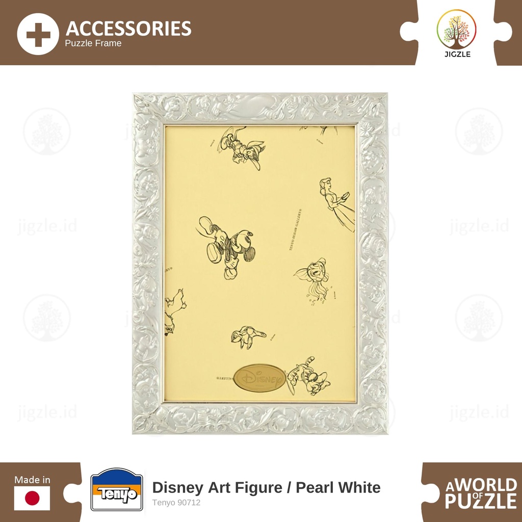 Jual Tenyo 90712 Disney Art Figure / Pearl White Puzzle Frame | Shopee ...