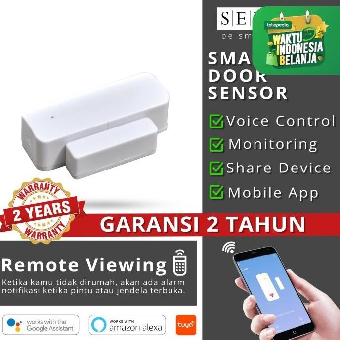 Jual DOOR SENSOR SENSOR PINTU / SENSOR JENDELA WIFI TUYA SMARTLIFE ...