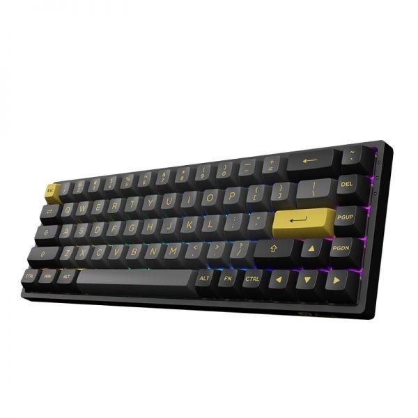 Jual AKKO 3068B BLACK & GOLD WIRELESS BT MECHANICAL - GAMING KEYBOARD ...