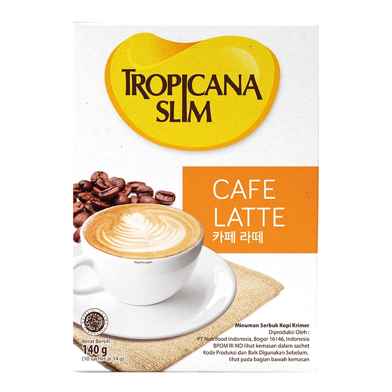 Jual TROPICANA SLIM Minuman Cafe Latte 10x14 g | Shopee Indonesia