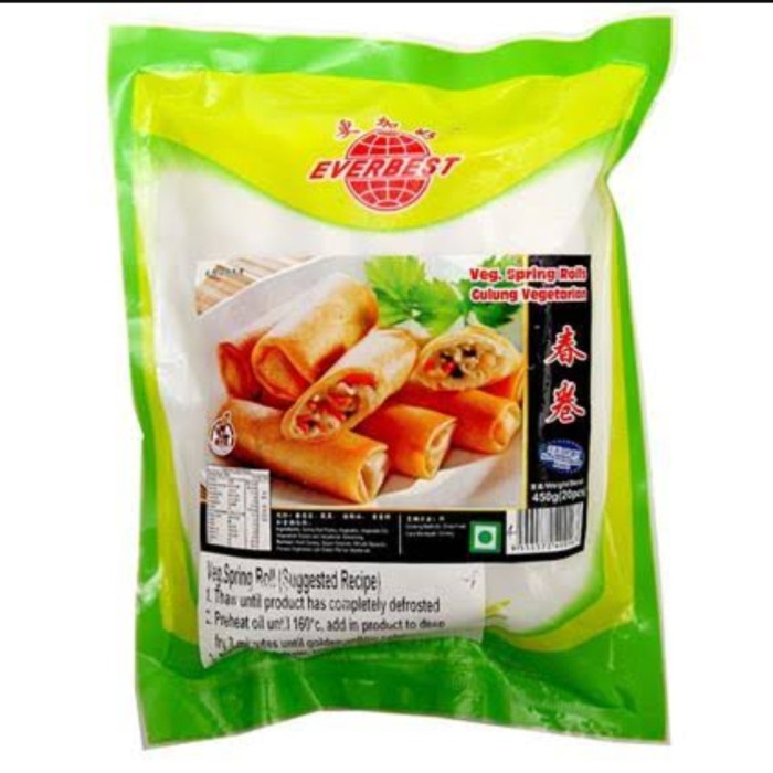 Jual Best Seller Everbest Spring Rolls - Vegetarian Roll - Lumpia Vege ...