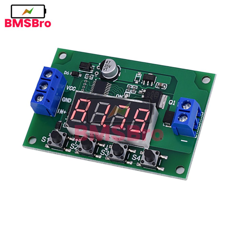 Jual Andtime Delay Relay Dc 5 30v Led Digital Timer Control Switch Cycle Timming Trigger Delay