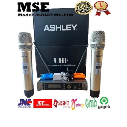 Jual MIC WIRELESS ASHLEY MC PRO ORIGINAL GARANSI RESMI ASHLEY MCPRO NEW ...