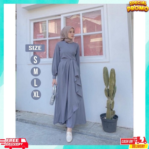 Jual Gamis Gamis Terbaru Lebaran 2023 Murah Hari Raya 2023 Kondangan ...