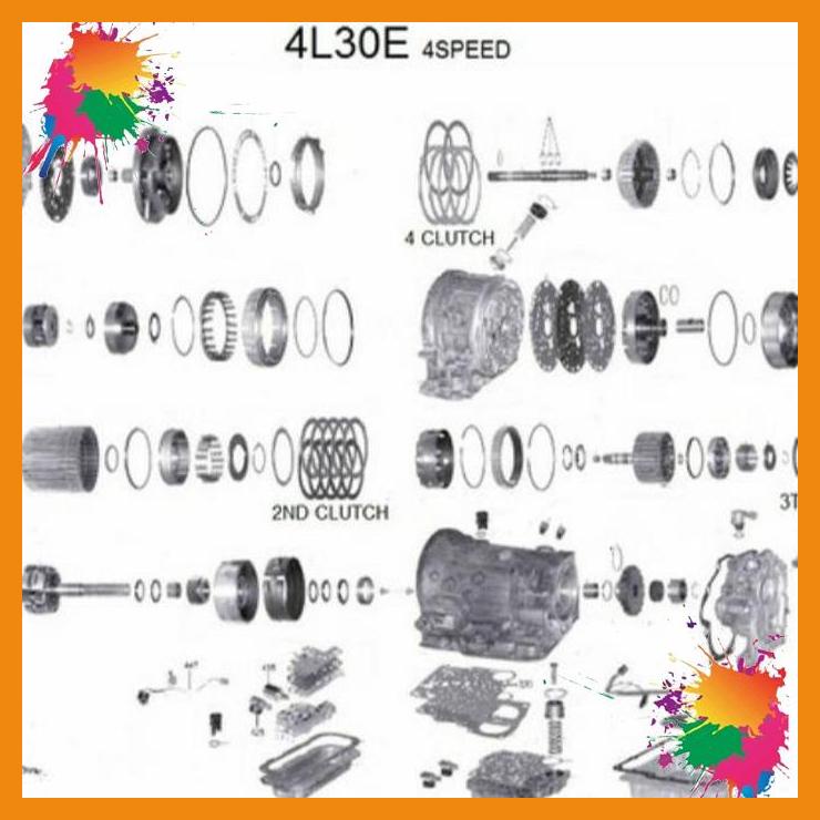 Jual packing seal set matic bmw e36 e46 z3 518i chevrolet omega 4 speed ...