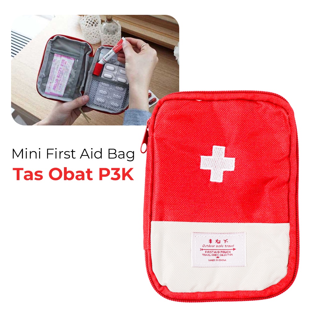 Jual Mini First Aid Bag Tas Obat P3K K3 Keselamatan Proyek Pramuka ...