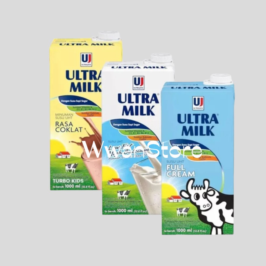 Jual Ultra Milk Uht 1lt - Low Fat | Shopee Indonesia