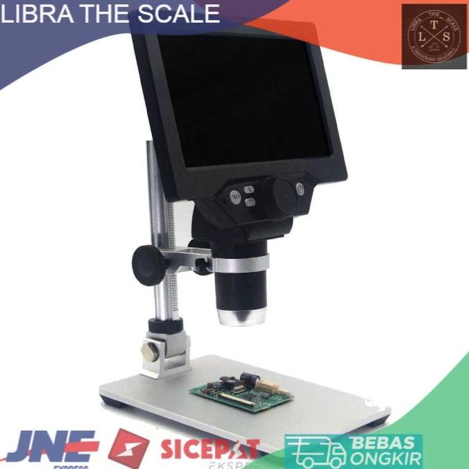 Jual Mikroskop Digital 12Mp 1200X Monitor Dan Metal Stand Solder Kit ...