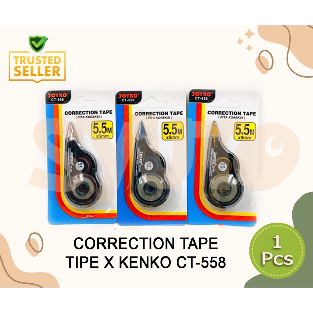 Jual CORRECTION / STIPO / TIPE EX / TIPE X / TIP EX PITA / Correction ...