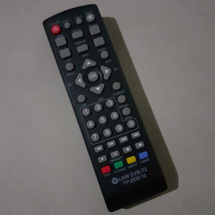 Jual Remote STB DVB-T2 Advance Luby Sanex Venus Evercross Pioline Super ...