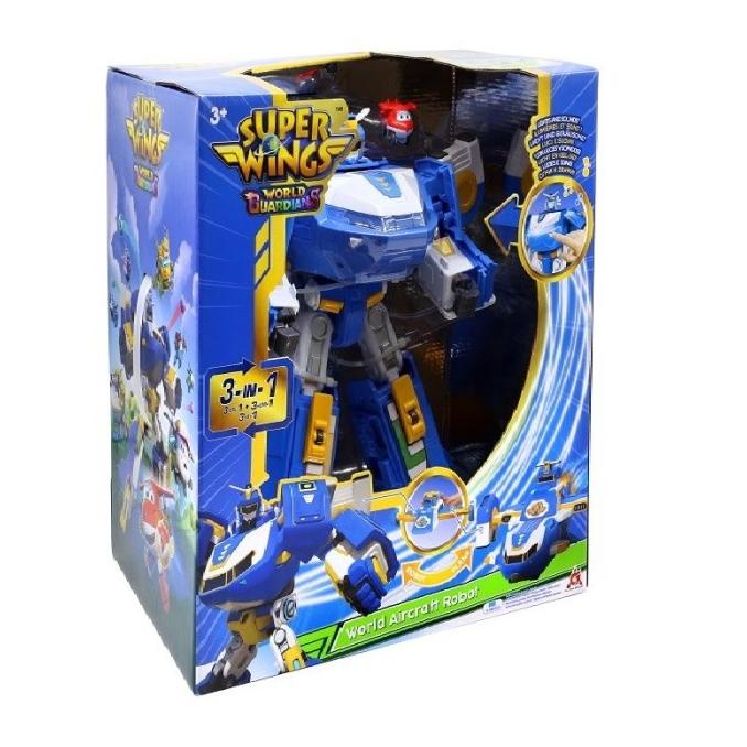 Jual superwings world guardian world aircraft robot ( robot gede ...