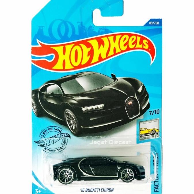 Jual Hot Wheels 16 Bugatti Chiron Black Skala 64 Jagat Diecast | Shopee ...